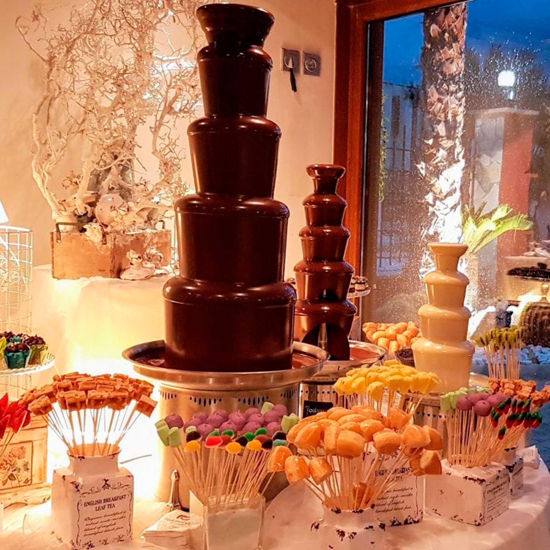 Fuente de chocolate para eventos en Ocasiones Cuba